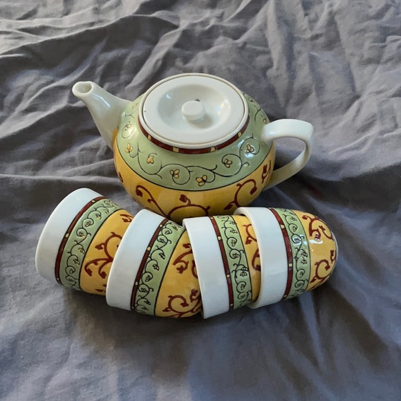 Pier 1 | Dining | Vintage Pier China Tea Set | Poshmark